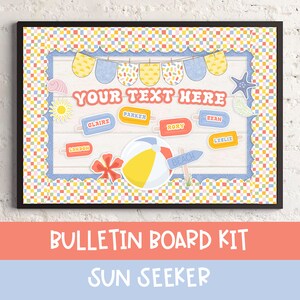 Sun Seeker Summer Bulletin Board Kit Bulletin Board Borders, Decor ...