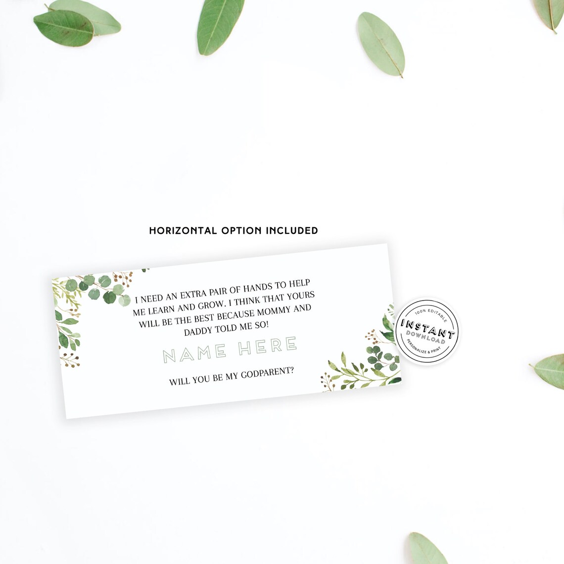 Printable Godparent Proposal Wine Labels | DIY Wine Labels | Boho ...