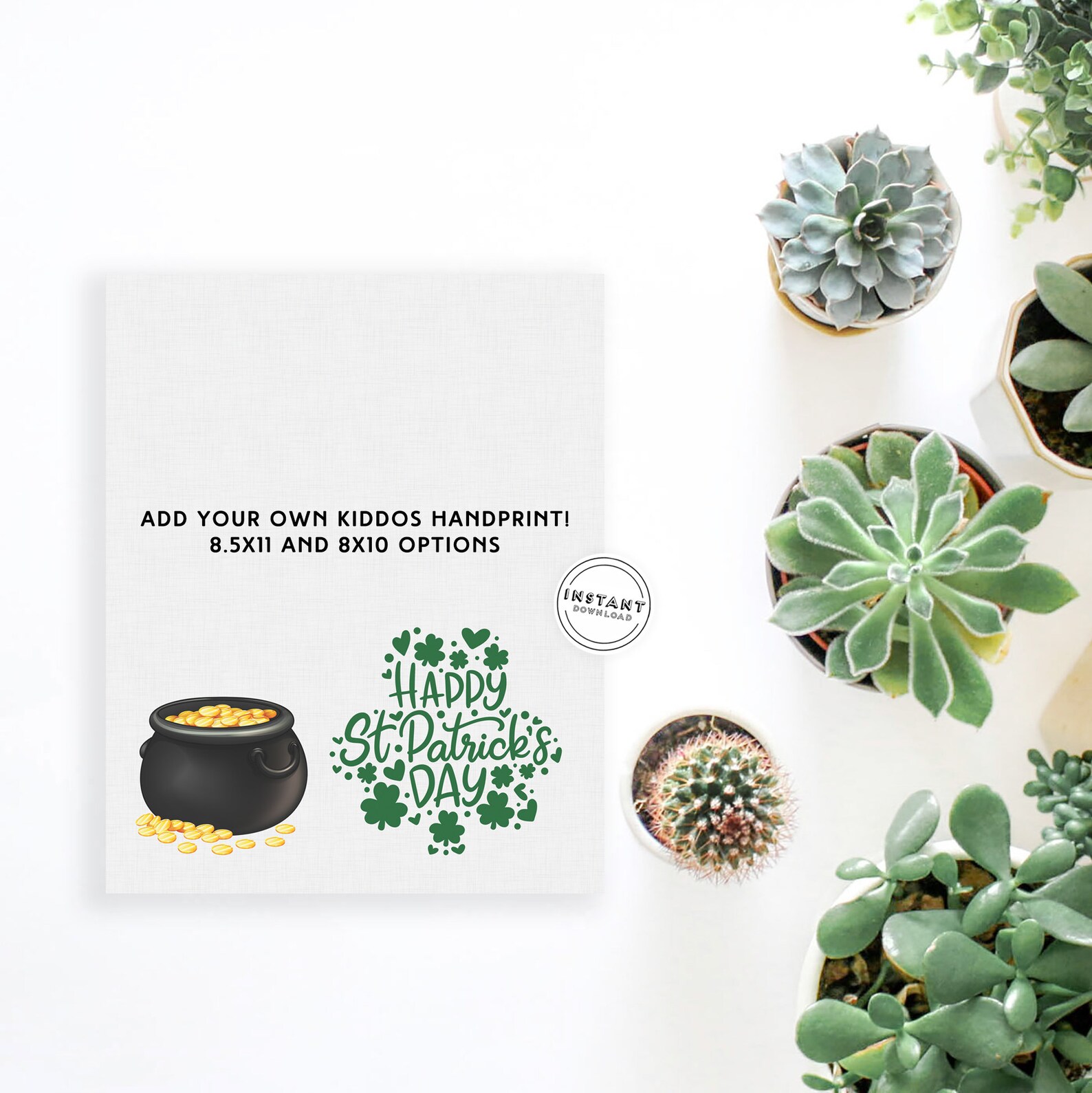 St. Patrick's Day Rainbow Handprint Craft Rainbow - Etsy