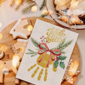 Jingle Bells Handprint Craft Christmas Handprint Activity for Kids ...