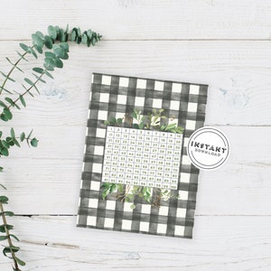 Farmhouse Counting Chart for Classroom Buffalo Check Classroom Theme ...