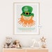 St. Patrick's Day Craft Leprechaun Beard Handprint Keepsake DIY Saint ...