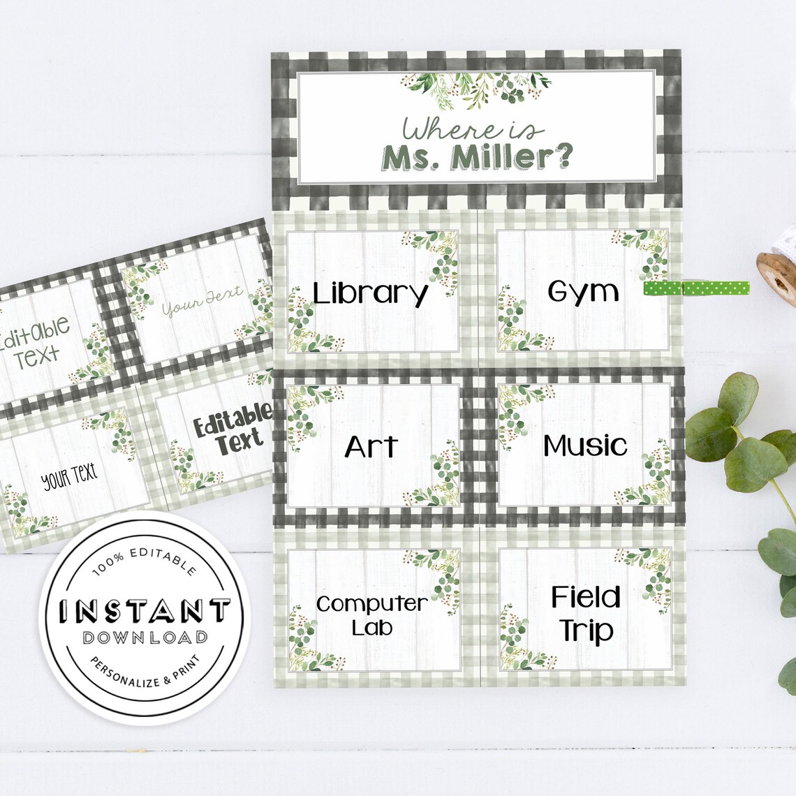 Where Are We Door Sign Farmhouse Classroom Theme Shiplap - Etsy