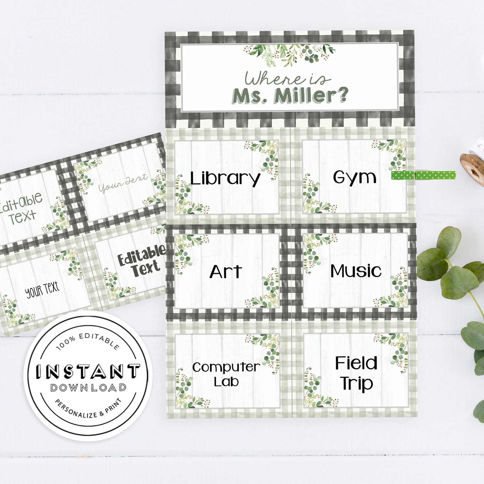 Where Are We Door Sign Farmhouse Classroom Theme Shiplap - Etsy