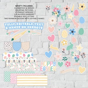 Easter Bulletin Board Kit Bulletin Board Borders, Decor, Letters ...