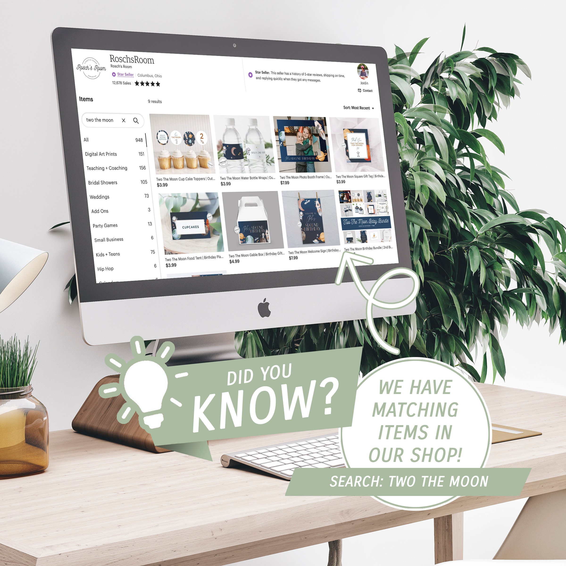 Two the Moon Milestone Poster Kids Birthday Milestone Poster | Etsy