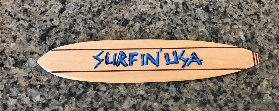 Mini Surfboard Magnet - Etsy