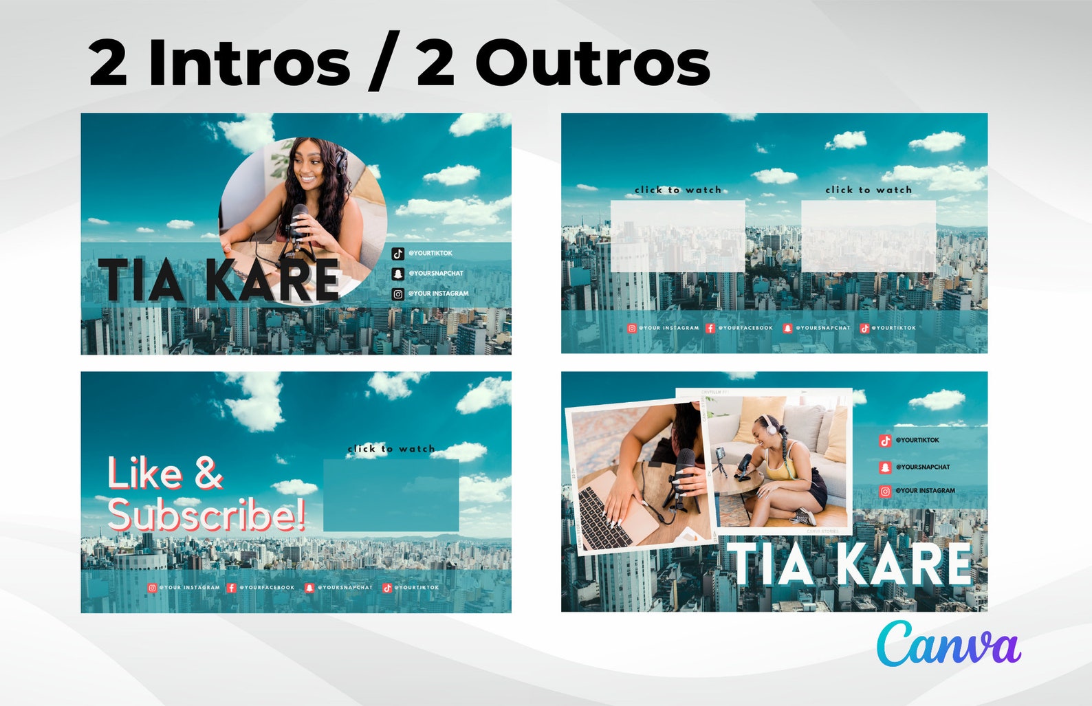 Youtube Thumbnail Template, Youtube Art, Youtube Banner, Intro, Outro ...