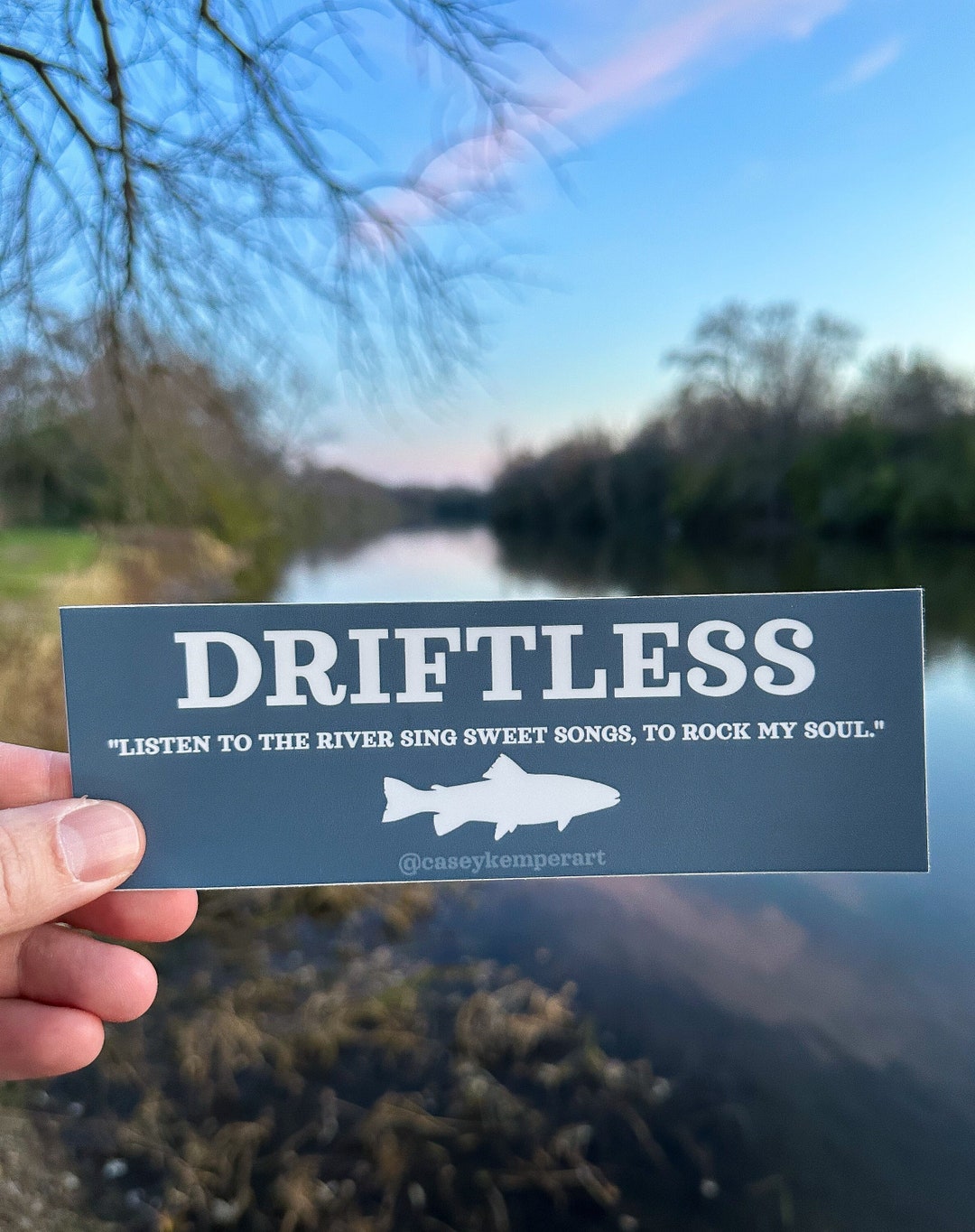Driftless Bumper Sticker - Etsy