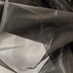 Strong Black Corset Net Mesh, No Stretch Corsetry Fabric, Soft Strong ...