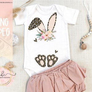 Leopard Print Bunny Pink Inside Ears, Easter Files, Cheetah Print ...