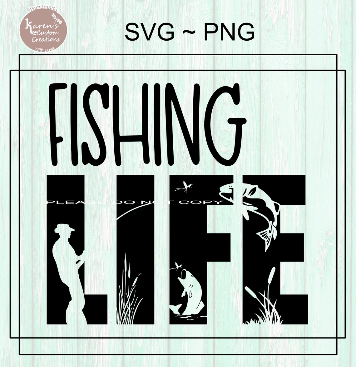 Fishing Life SVG Hunting and Fishing SVG Fishing Decals | Etsy Canada