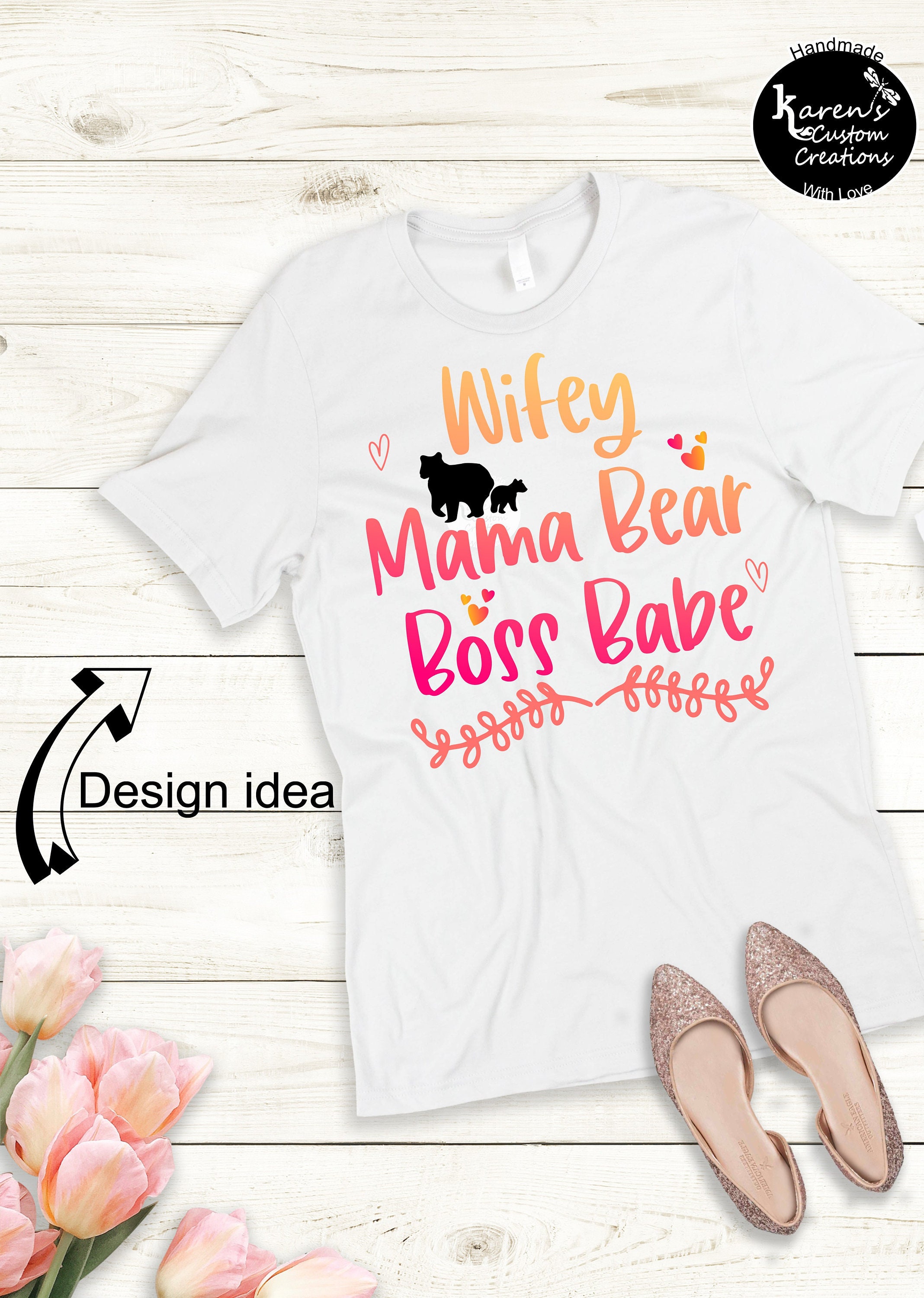 Wifey Mama Bear Boss Babe Svg Digital Download Svg Png Etsy