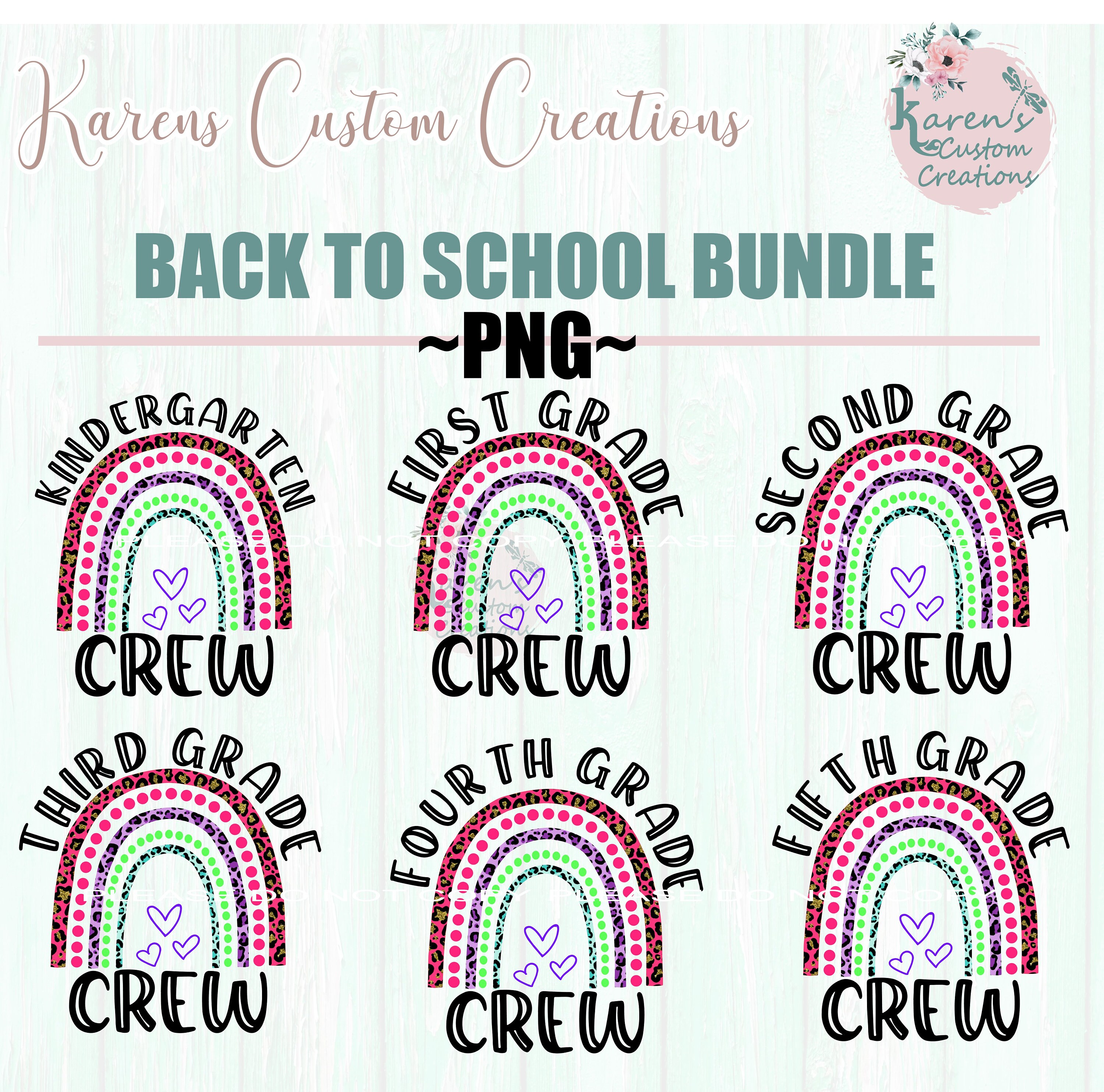 First Day of School PNG Bundle, Back to School Leopard Print, Leopard ...