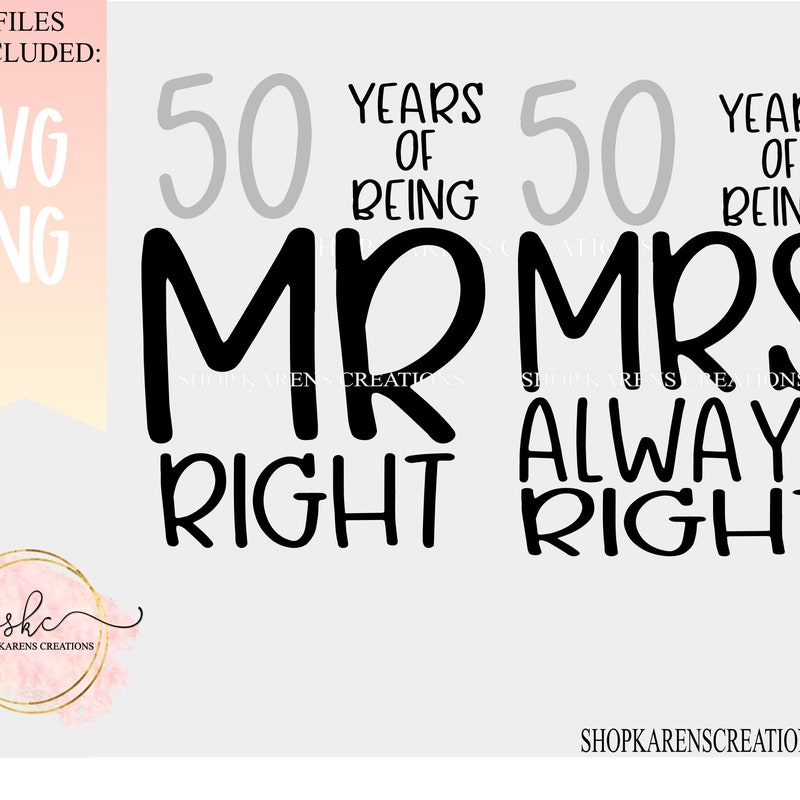Mr and Mrs Right - Etsy
