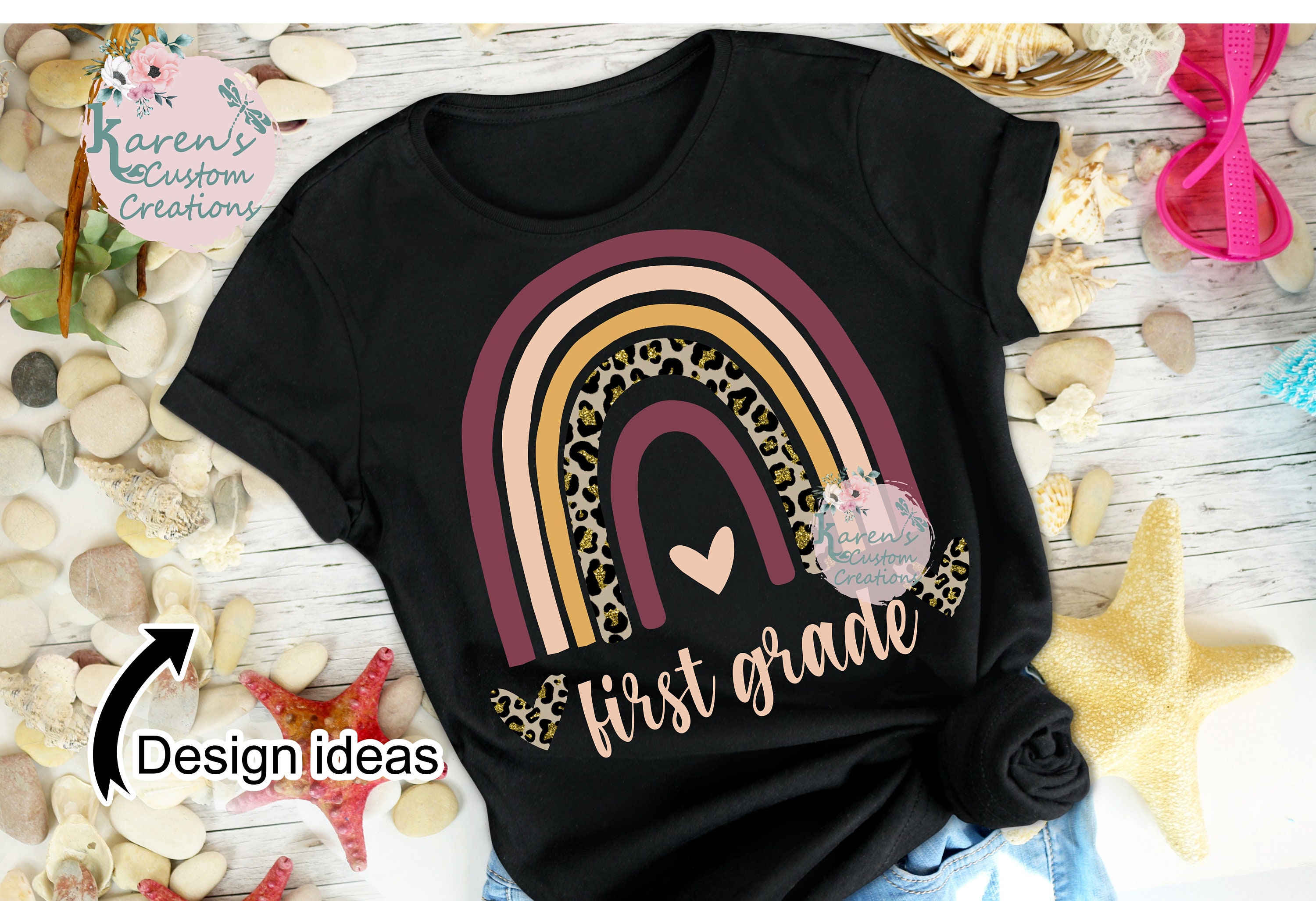 First Day of School PNG Back to School Leopard Print Leopard - Etsy