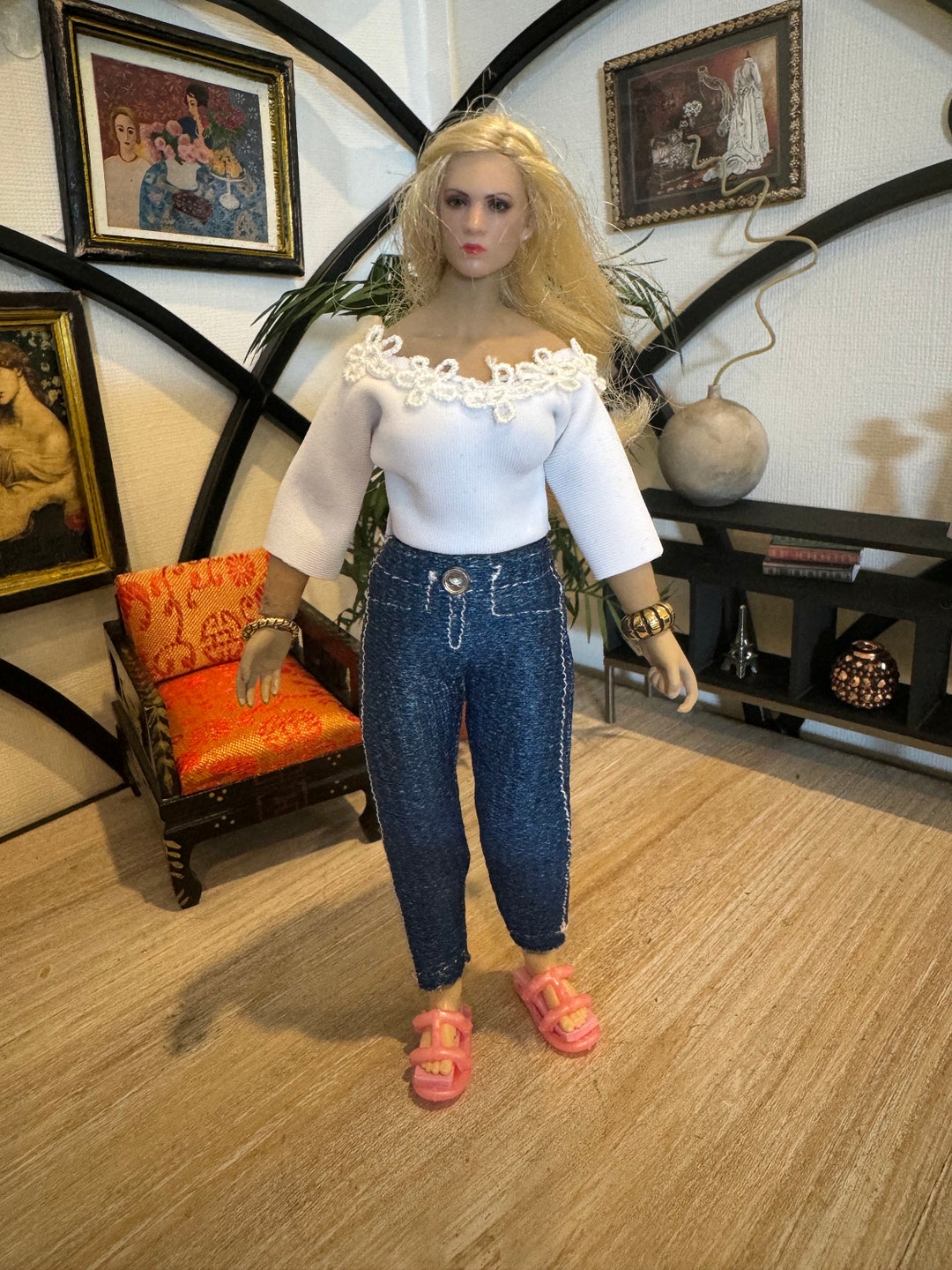 1/12 Scale Tbleague Doll Outfit Includes Tight Fitting Jean, Long ...