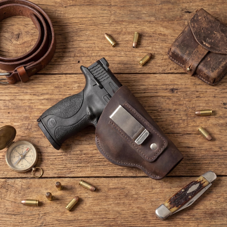Leather Gun Holster, Handmade Gun Holster, Personalized Gun Holster, Cz ...