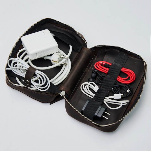 Leather Tech Accessories - Etsy