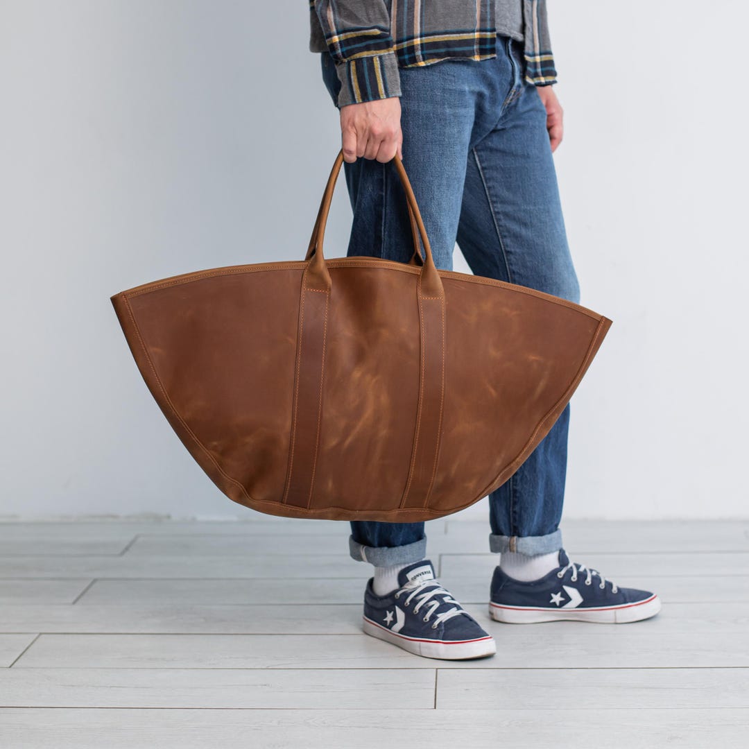 Large Leather Tool Bag, Tool Tote Bag, Mens Tool Bag, Tool Carrier ...