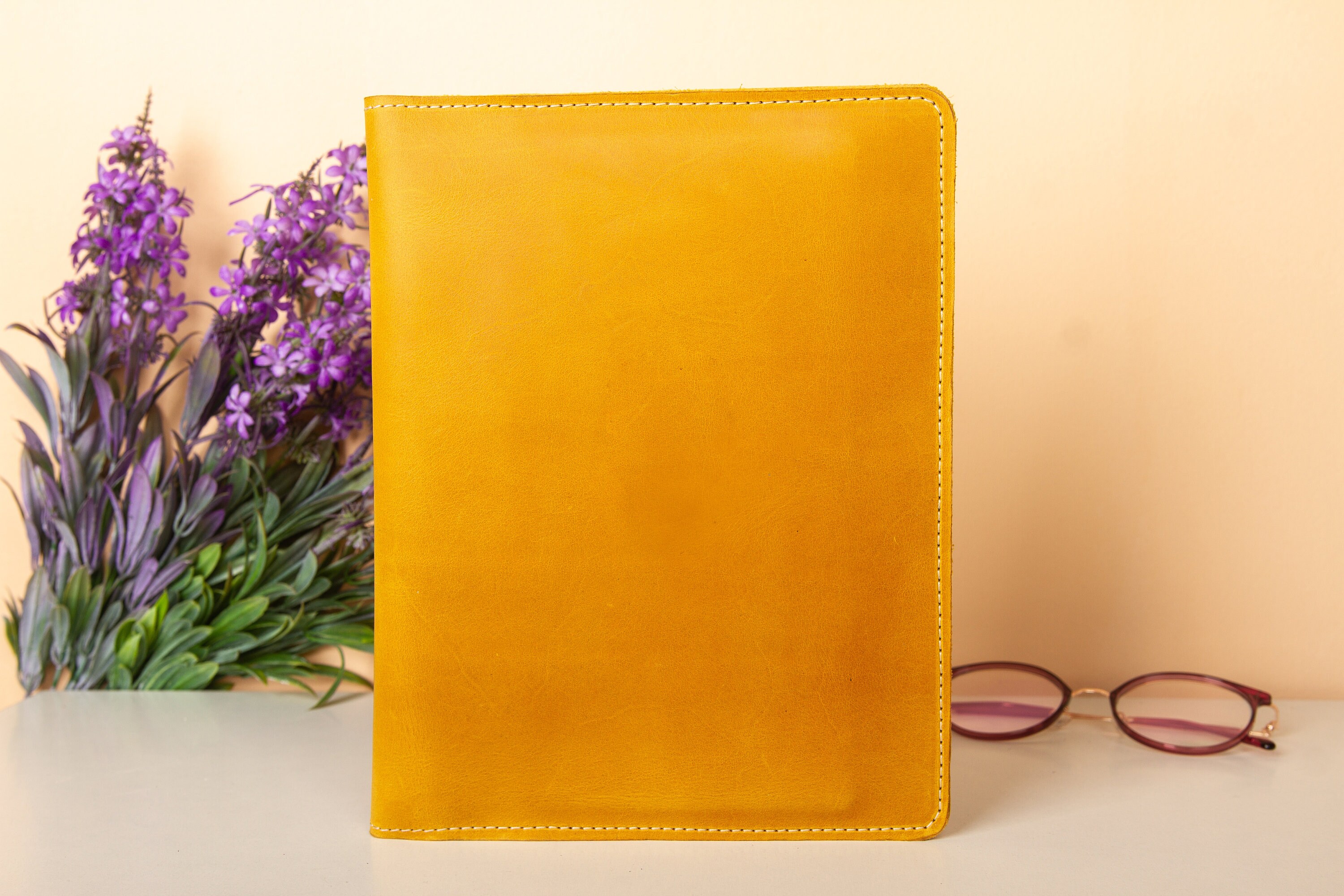 Leather Book Coverleather Notebook Cover A5travelers - Etsy