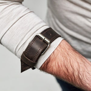 Leather Sleeve Garter, Custom Sleeve Garters Men, Shirt Sleeve Garter ...
