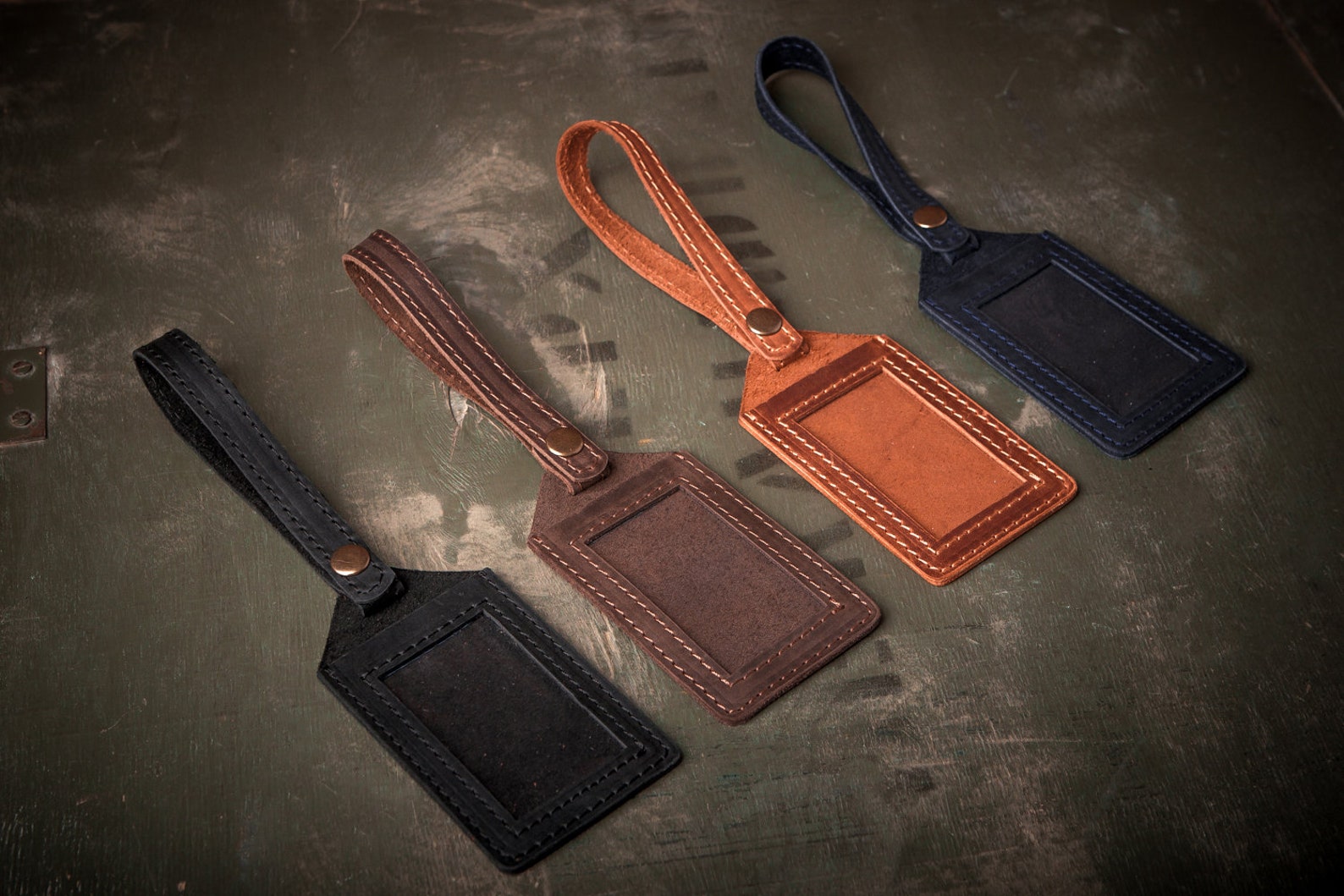 World Map Luggage Tagsleather Luggage Tagsluggage Tags | Etsy