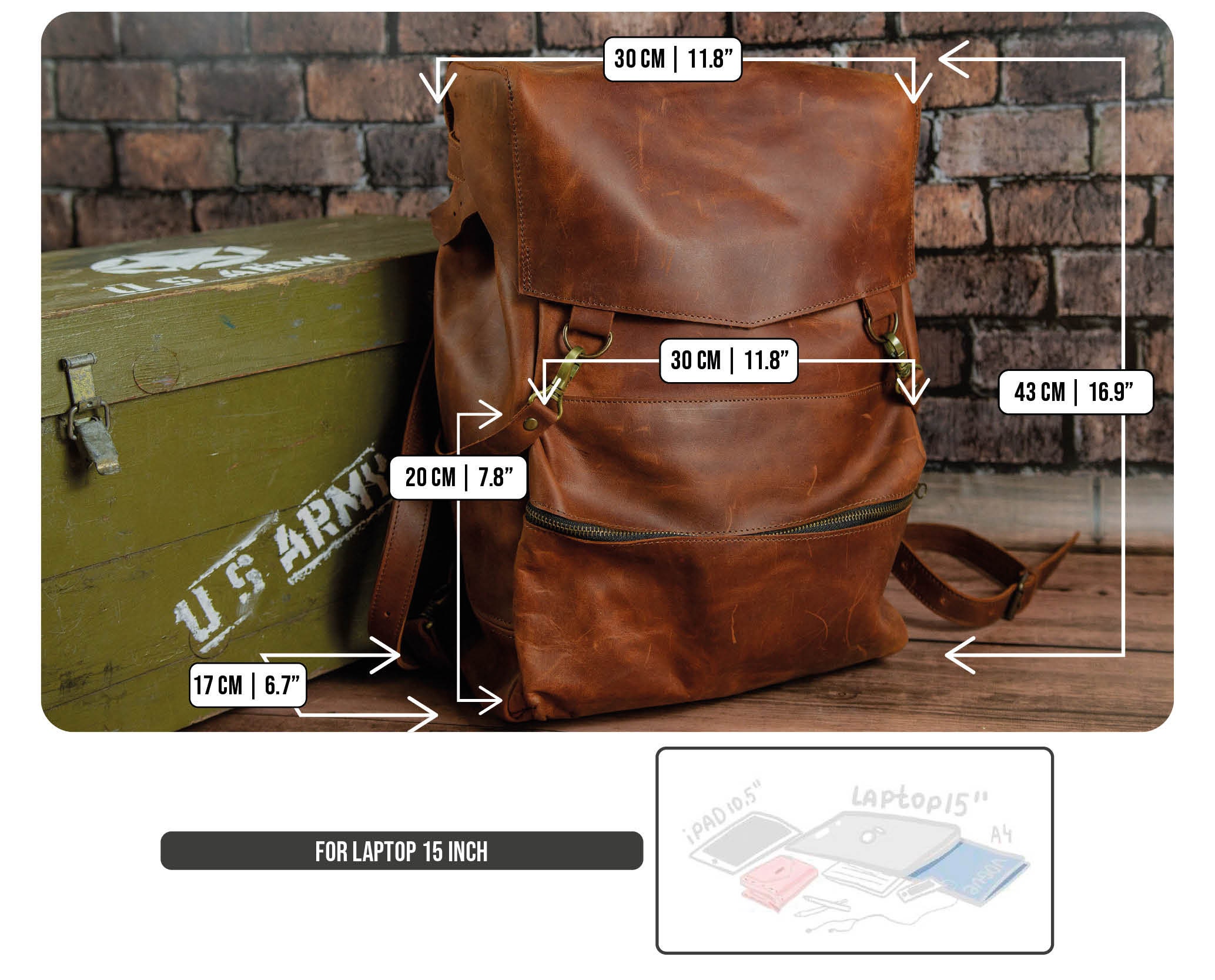 Leather backpackMens backpackBackpack purseRoll top | Etsy