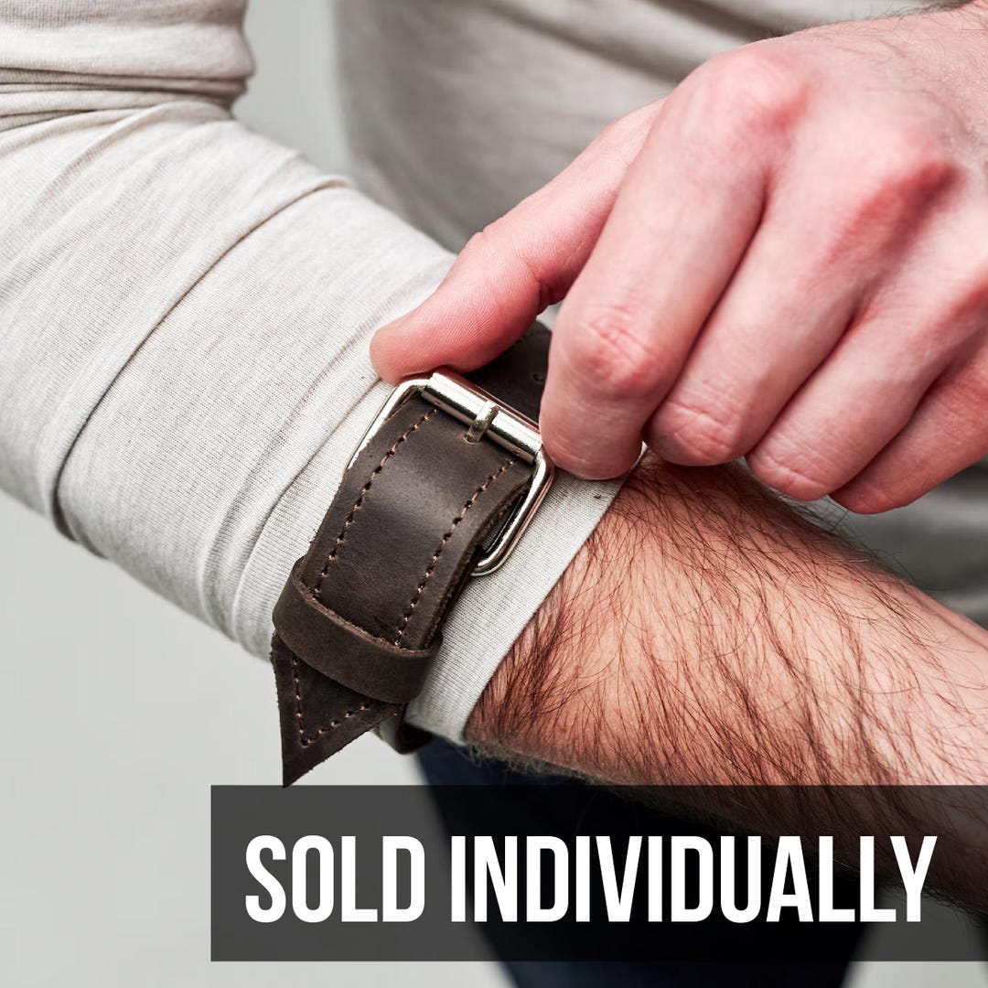 Leather Sleeve Garters for Men, Shirt Sleeve Holder, Mens Sleeve Garter ...