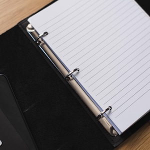 3 Ring Binder,refillable Binder Journal,leather Notebook Refillable ...