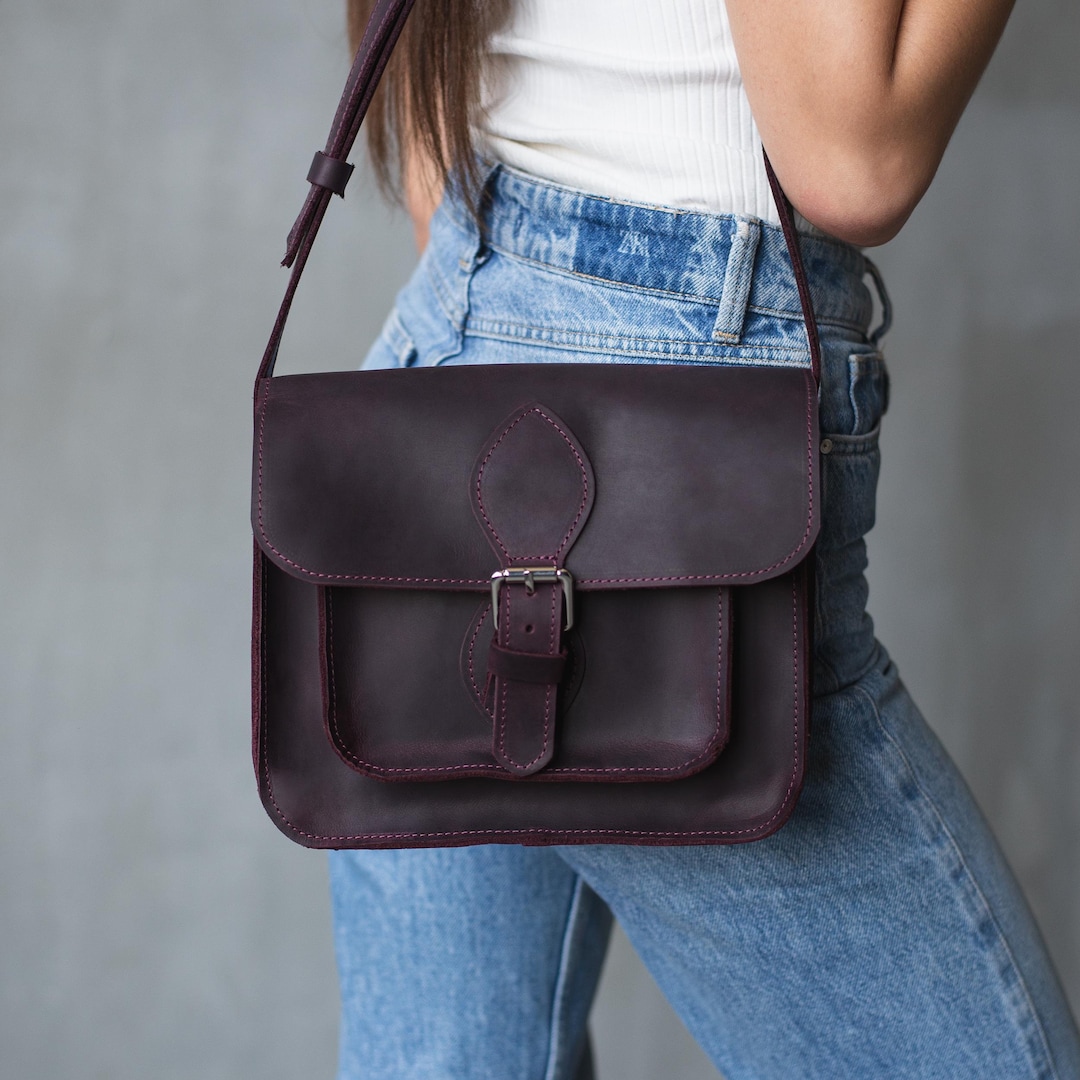 Leather Satchel Bag for Women, Satchel Bag Women, Leather Crossbody Bag ...