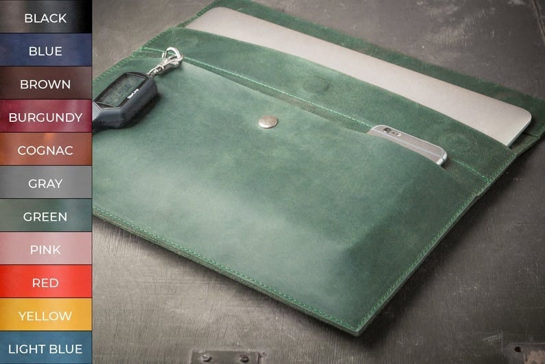 Macbook leather caseMacbook air 13 caseMacbook pro | Etsy