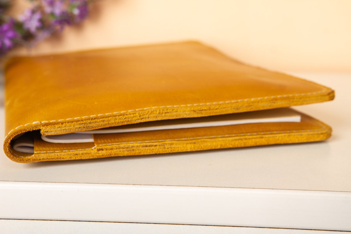 Leather Book Coverleather Notebook Cover A5travelers - Etsy