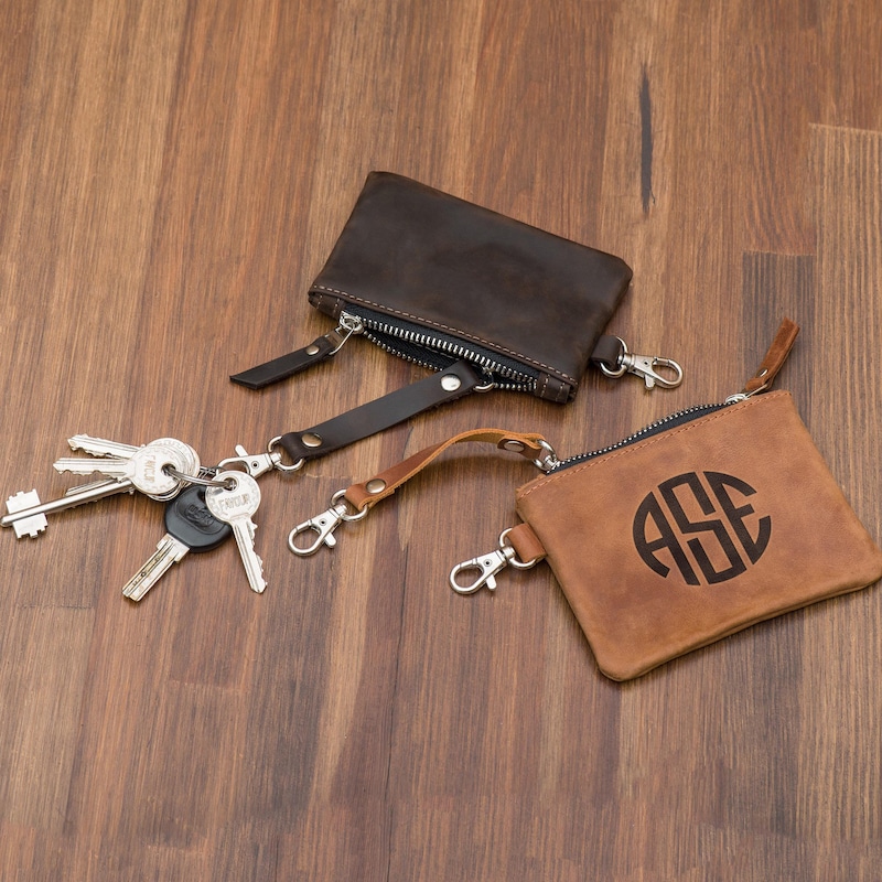 Zipper Key Ring Wallet - Etsy
