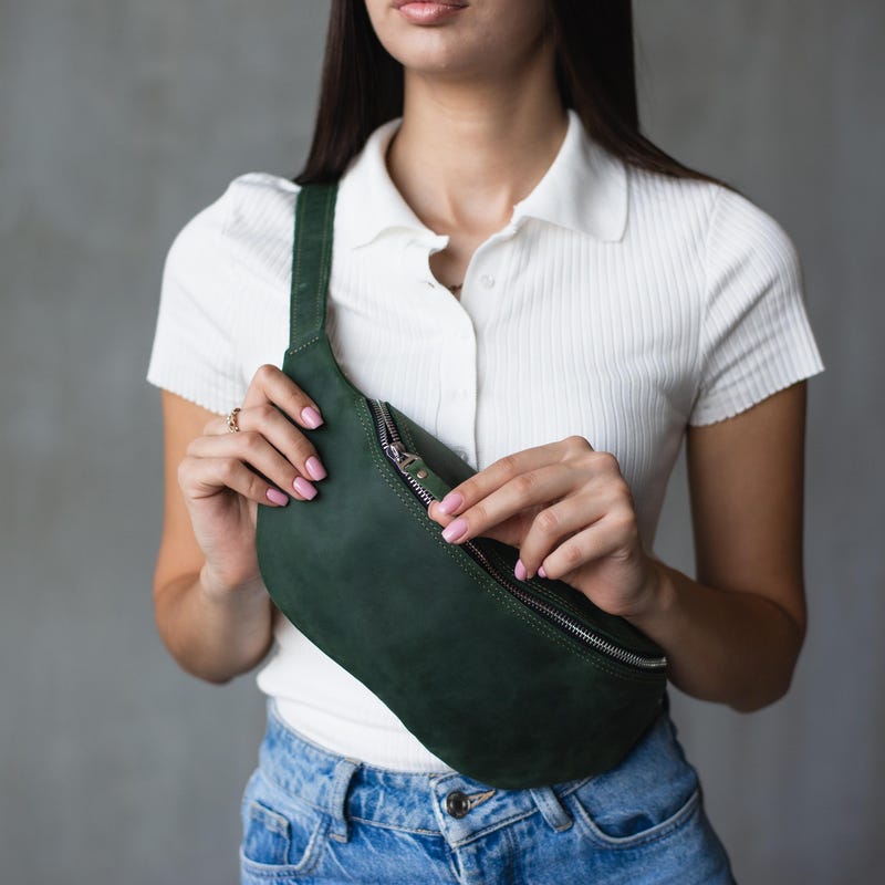 Leather Fanny Pack - Etsy