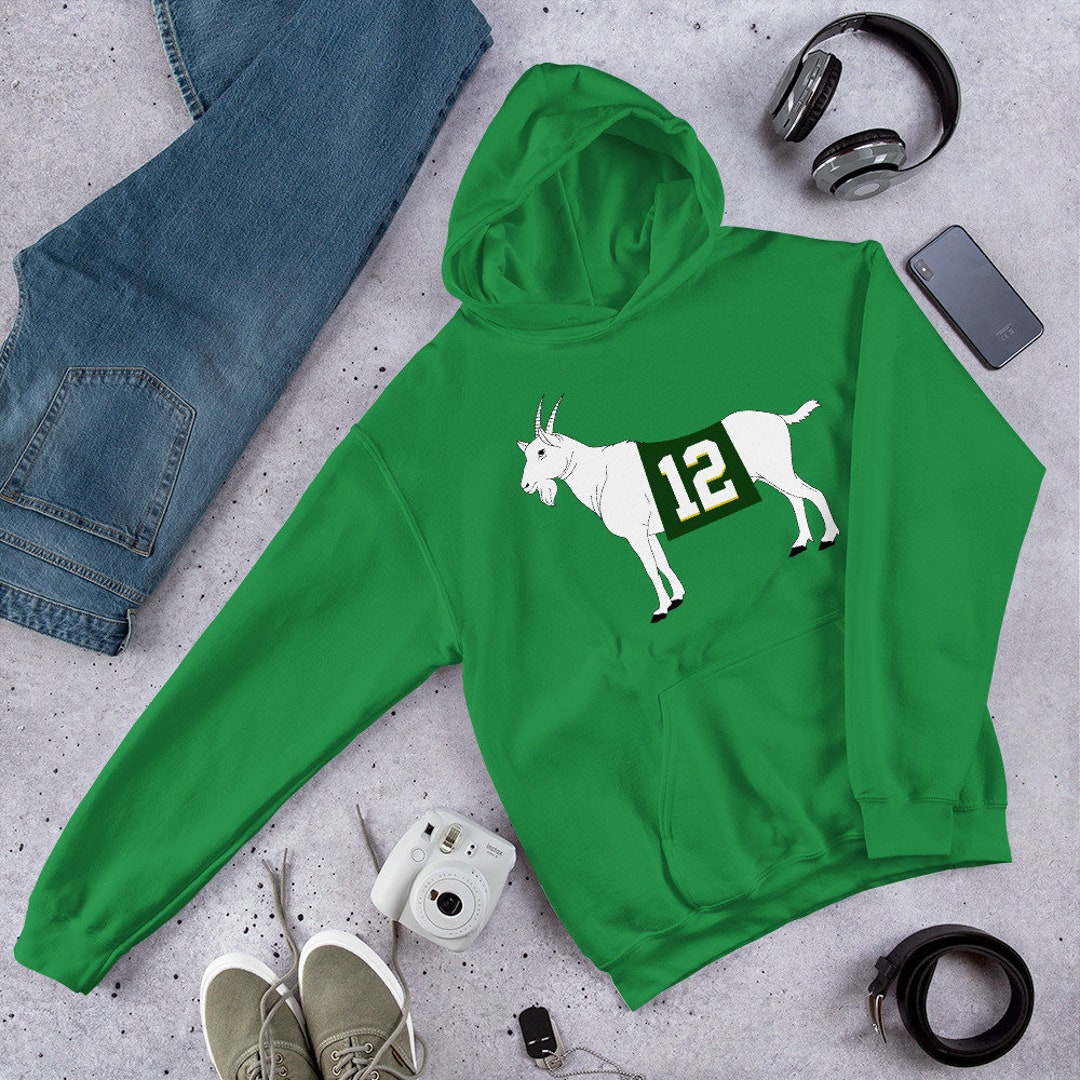 Limited Edition Aaron Rodgers GOAT 12 - Green Bay Packers Unisex Hoodie ...