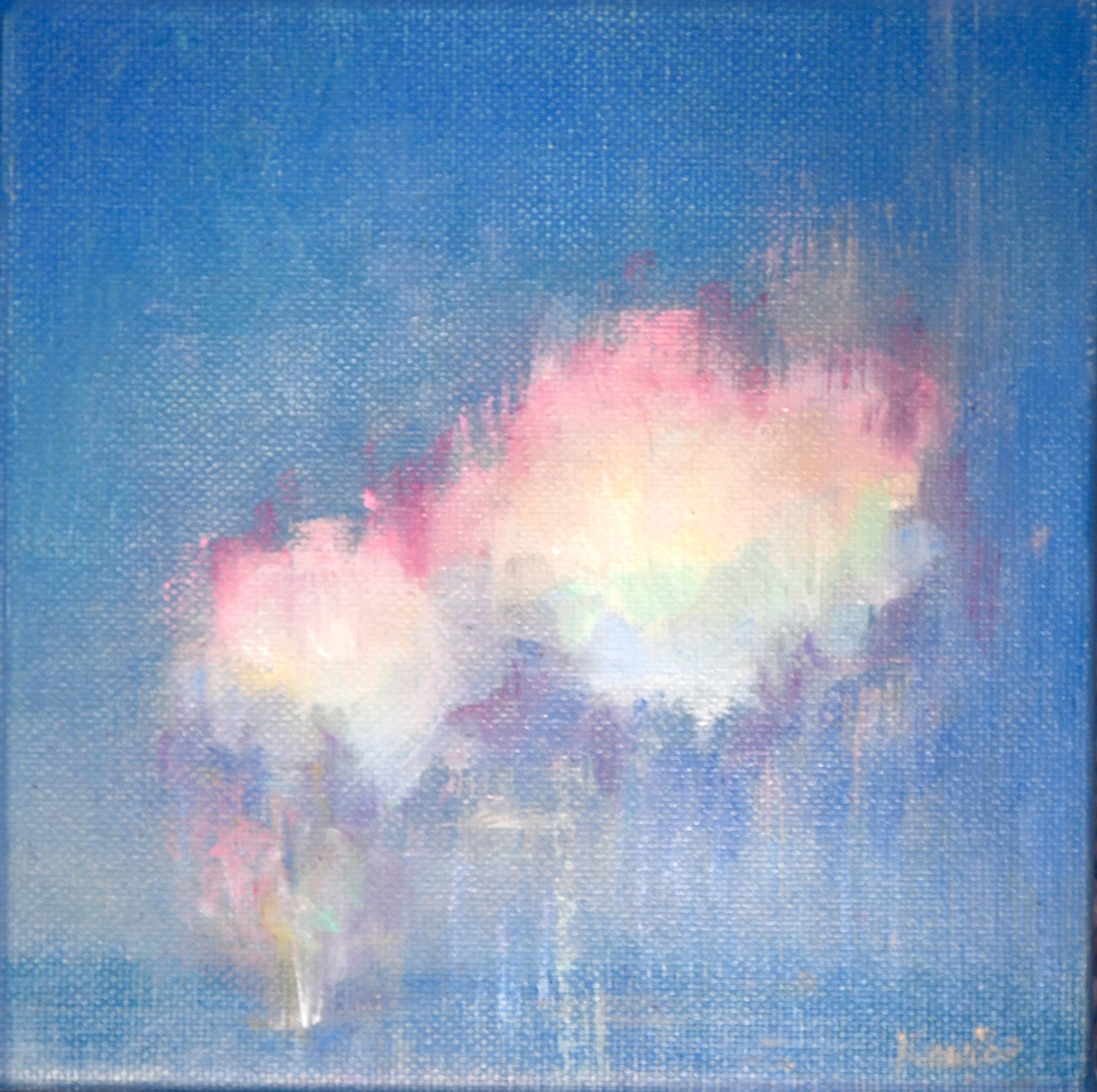 Rainbow Cloud Art · Minimal Dreamscape · Print of Original Sunset ...