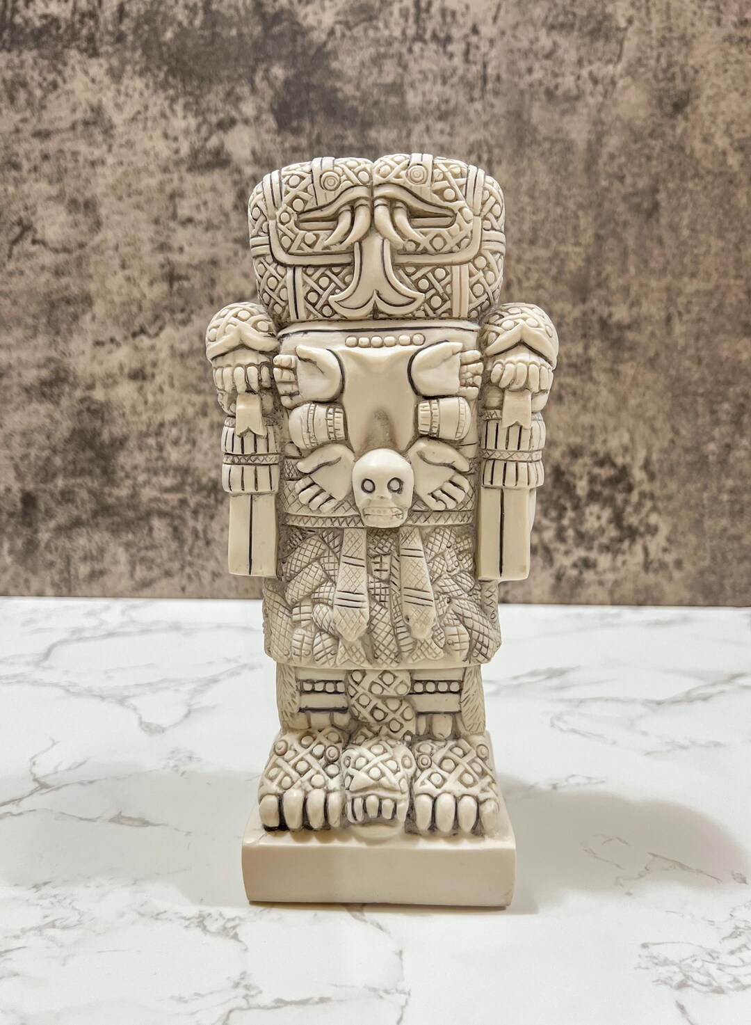 Coatlicue Statue – Aztec Earth Goddess of Life Death Rebirth | Vintage ...