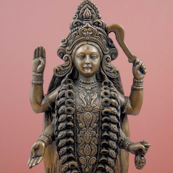 Kali Goddess Bronze Statue - Etsy