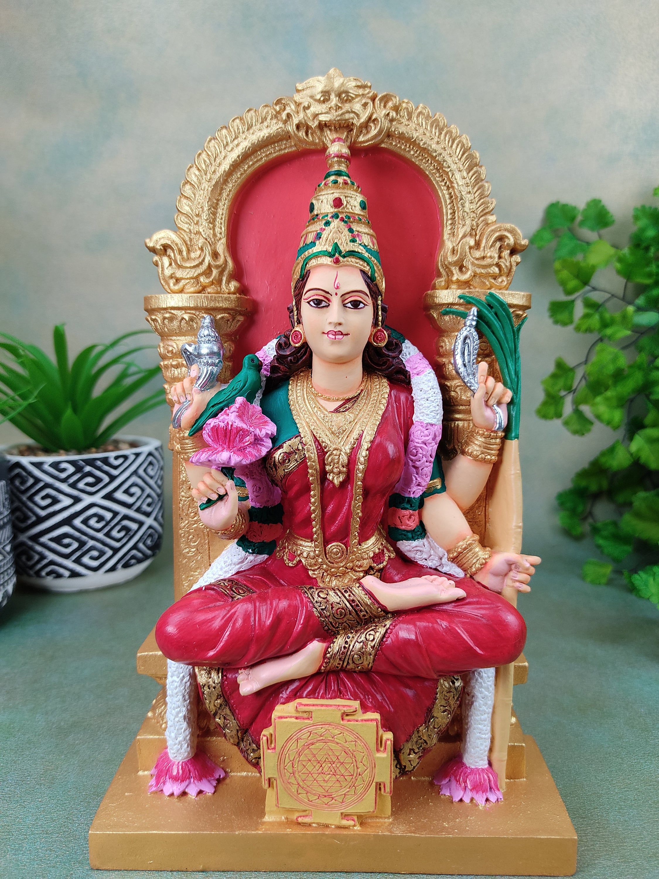9.25 Goddess Lalitha Devi Statue Tripura Sundari Lalita - Etsy UK