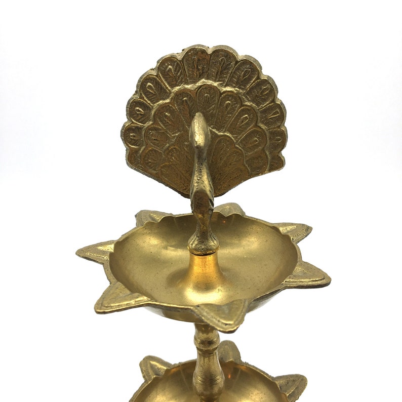 Handcrafted Brass Diya Aarti Deepak Lamp Puja Offering - Etsy