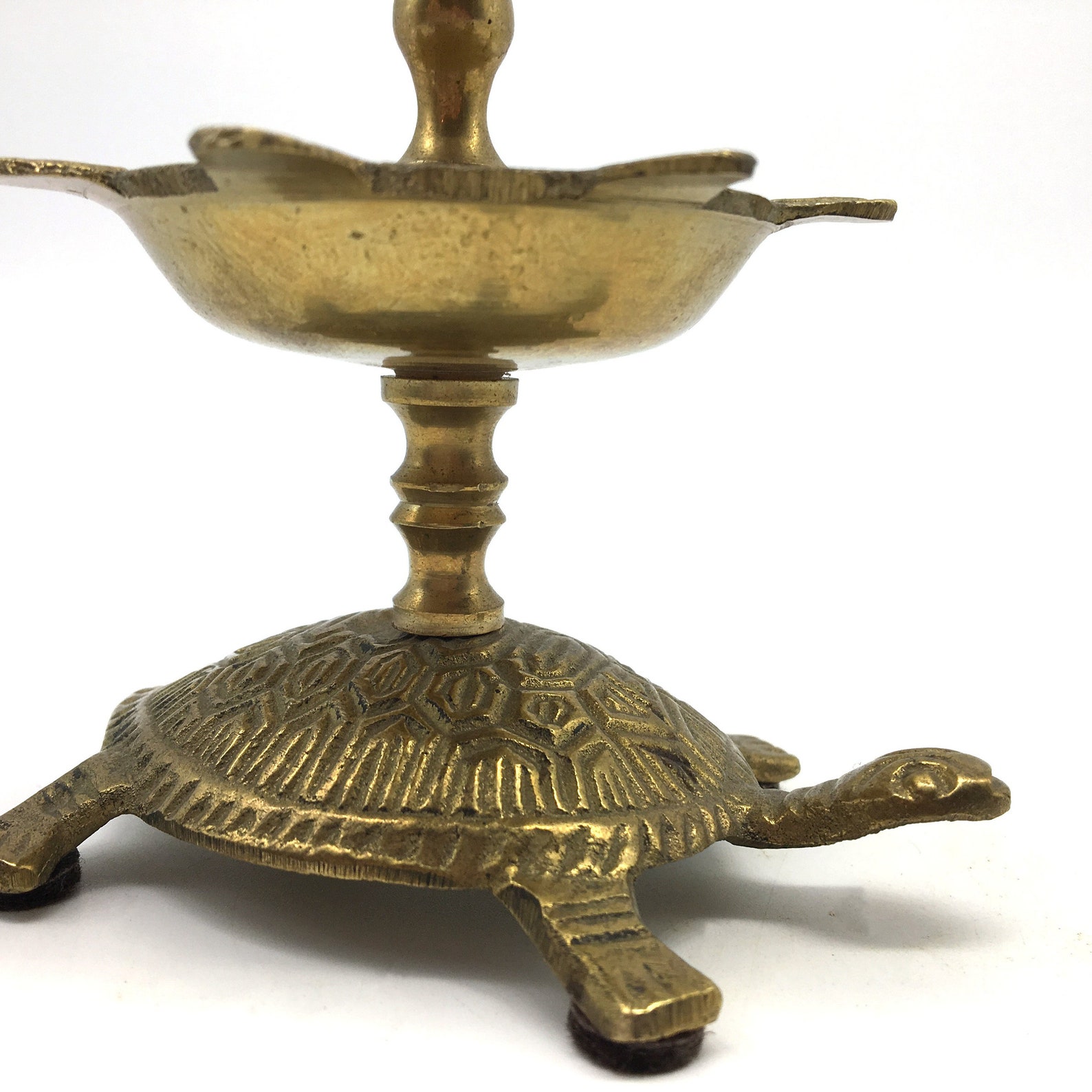 Handcrafted Brass Diya Aarti Deepak Lamp Puja Offering | Etsy