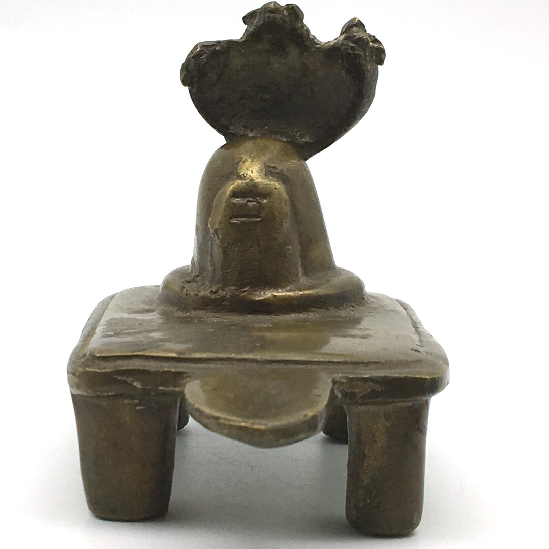 Handcrafted Vintage Brass Siva Shiva Lingam Statue Figure With Snake ...
