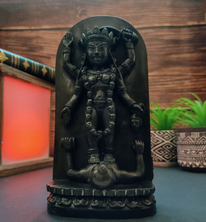 Adyapeath Kali Statue Adya Maa Kali Shiva India Handmade Altar - Etsy