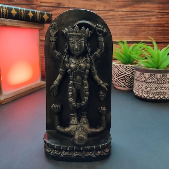 Adyapeath Kali Statue Adya Maa Kali Shiva India Handmade Altar - Etsy