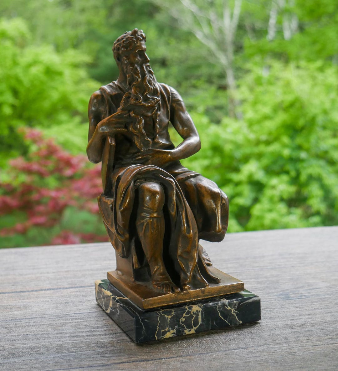 Vintage Alva Studios Horned Moses 10 Commandments Michelangelo Replica ...