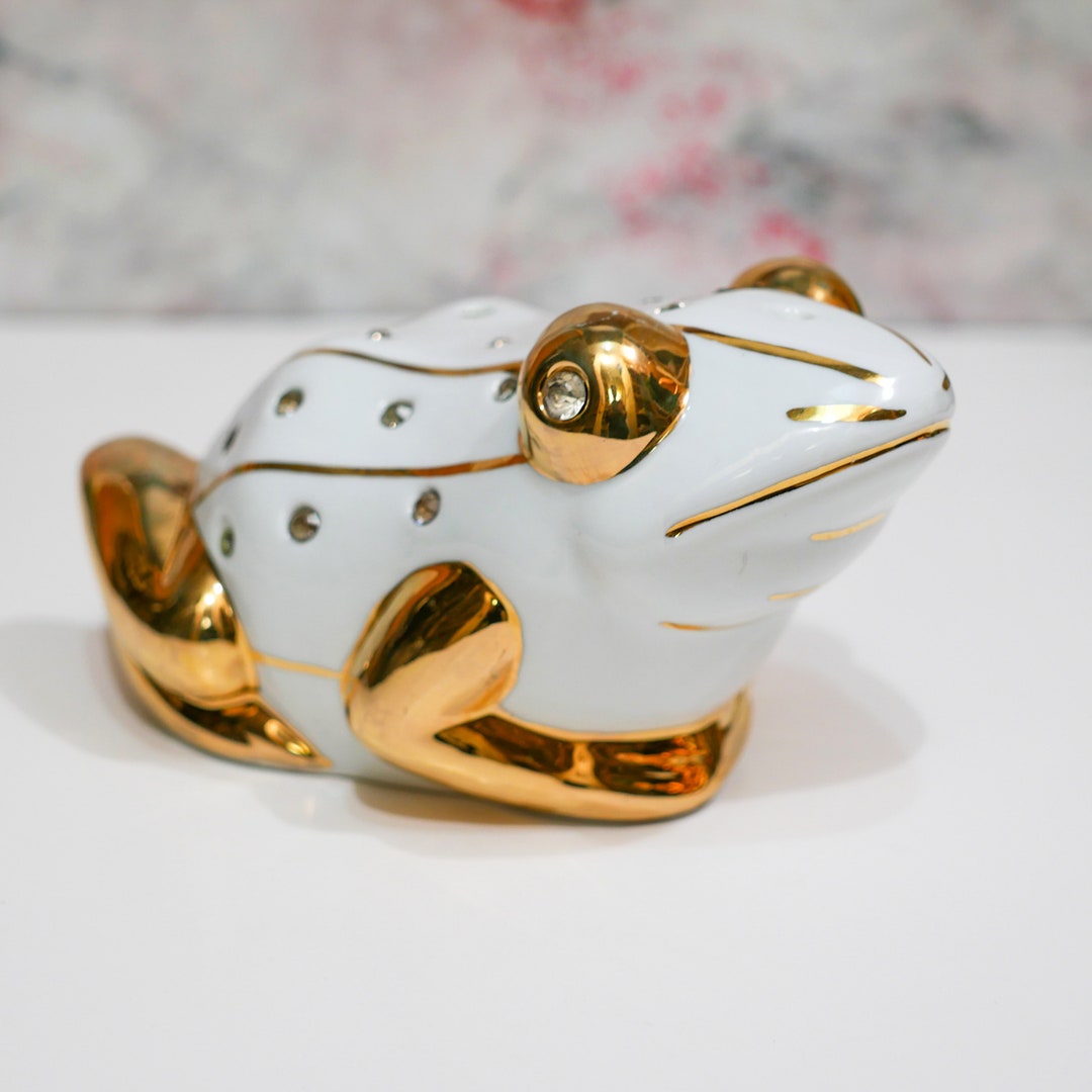 Vintage Chinese Frog | Porcelain Feng Shui Good Luck Home Decor Stamped ...