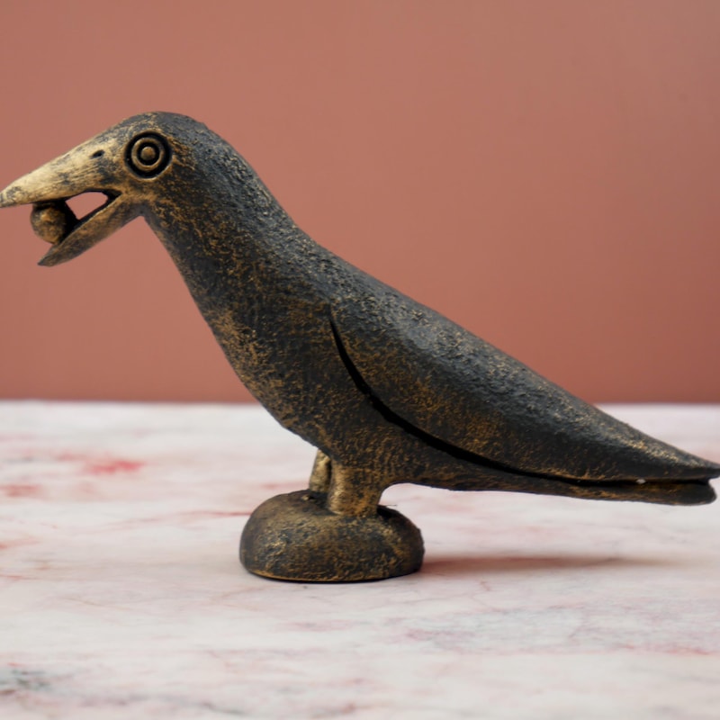 Raven Sculpture - Etsy