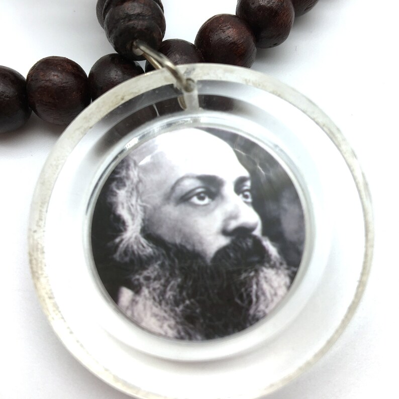 ORIGINAL OSHO Bhagavan Rajneesh Mala pour la méditation Bois | Etsy