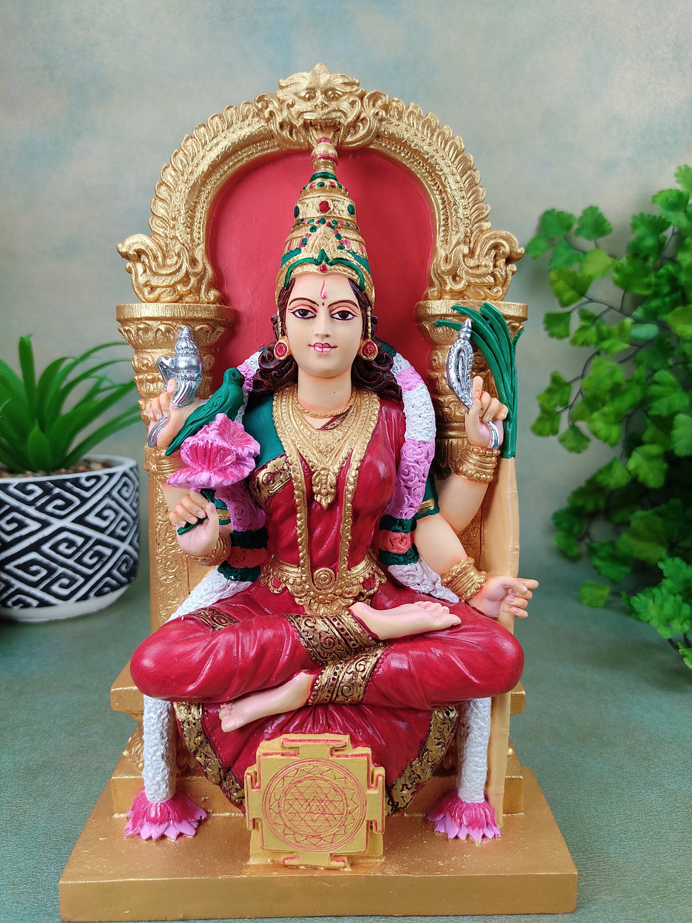 9.25 Goddess Lalitha Devi Statue Tripura Sundari Lalita - Etsy UK